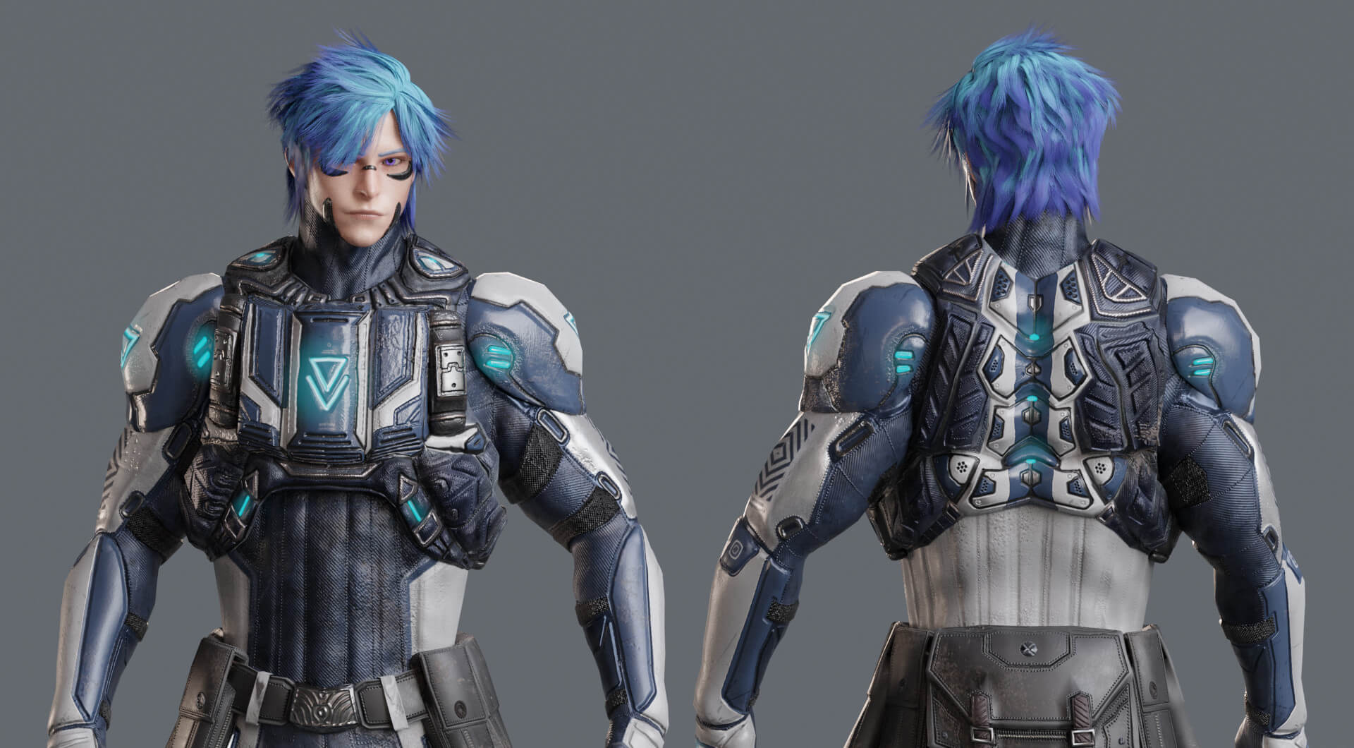 Cybernetic Soldier Perseus - 3D Model by Hisqiefurqoni