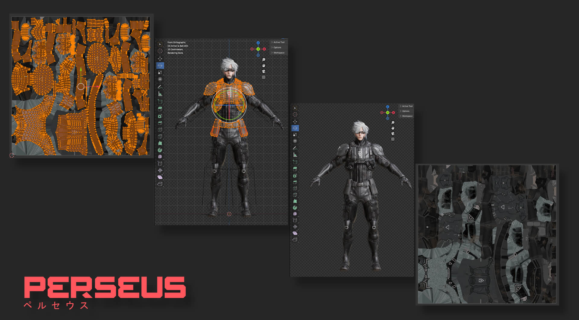 Cybernetic Soldier Perseus - 3D Model by Hisqiefurqoni