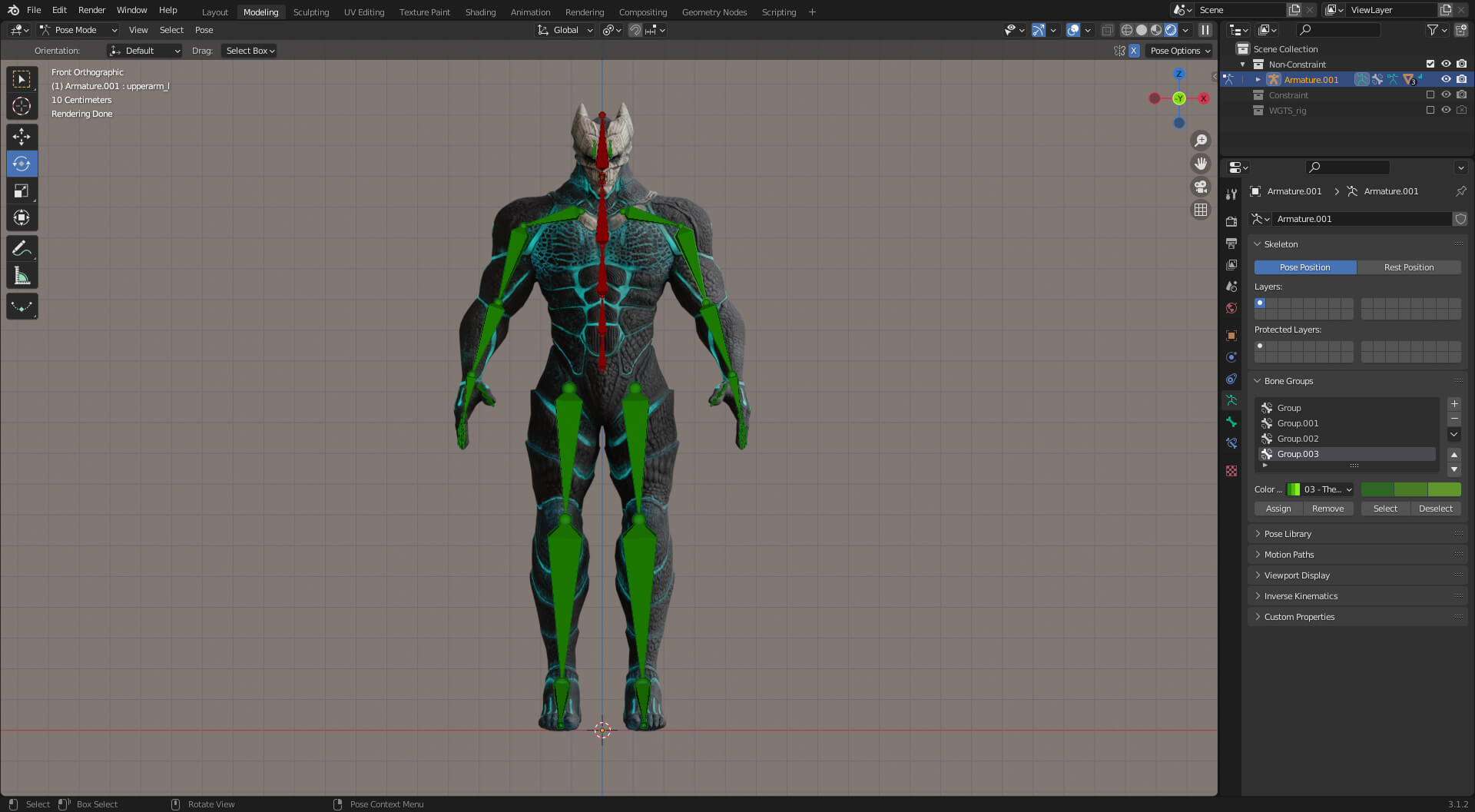 Low Poly - Kaiju No 8 - Hibino Kafka 3D Model by Hisqiefurqoni