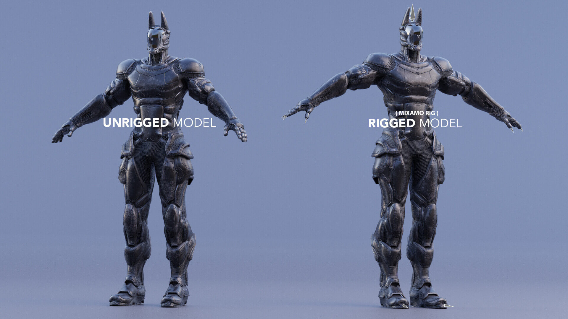 Low Poly Robot - Anubis 3D Model by Hisqiefurqoni