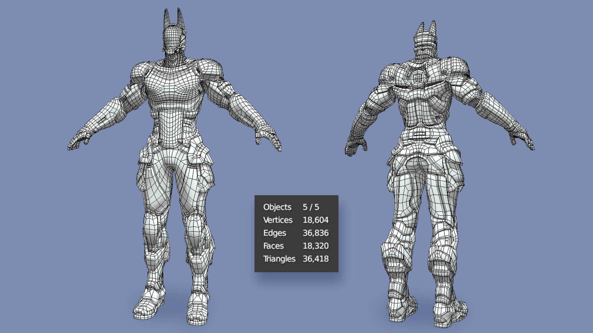 Low Poly Robot - Anubis 3D Model by Hisqiefurqoni