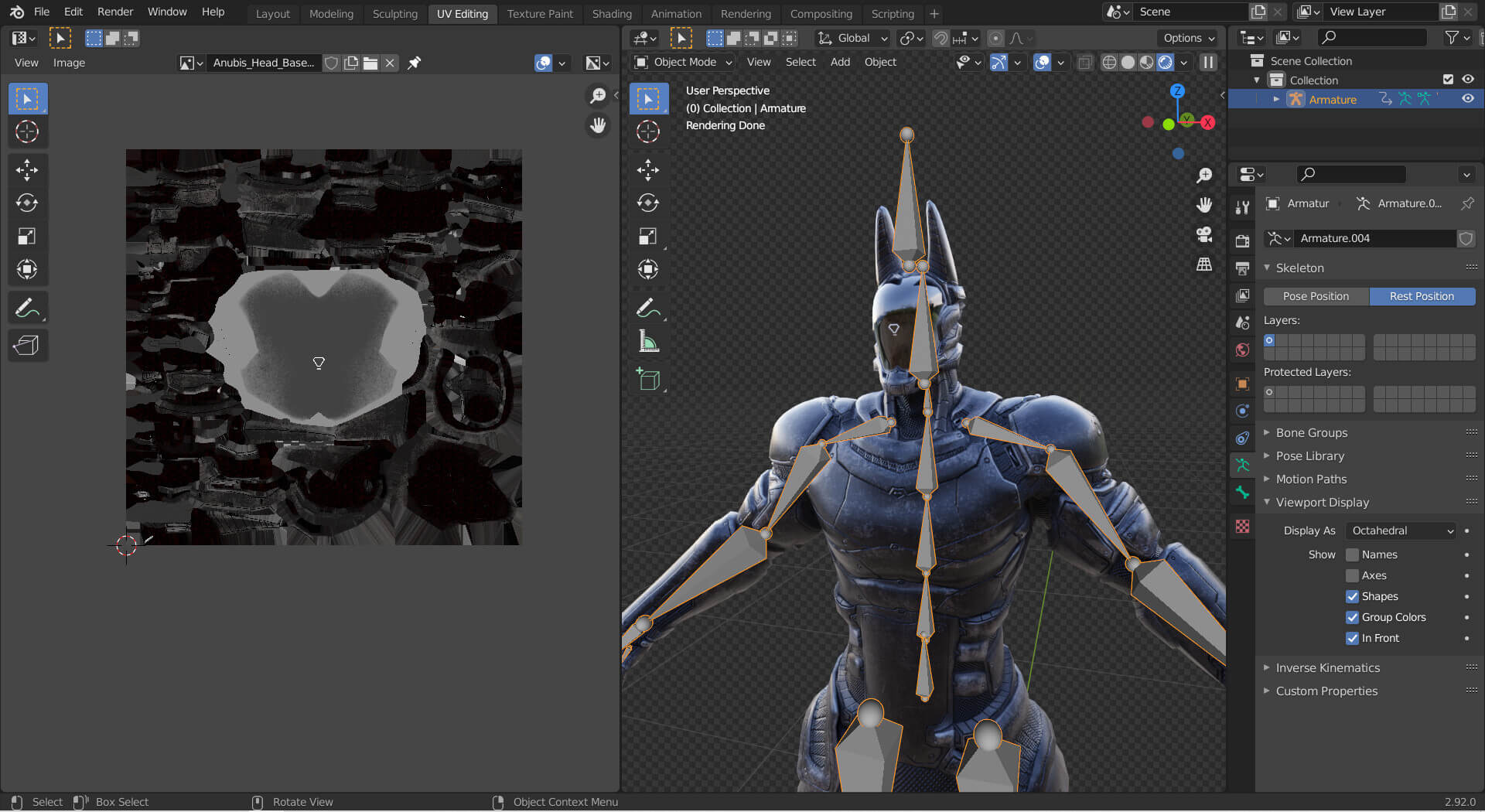 Low Poly Robot - Anubis 3D Model by Hisqiefurqoni