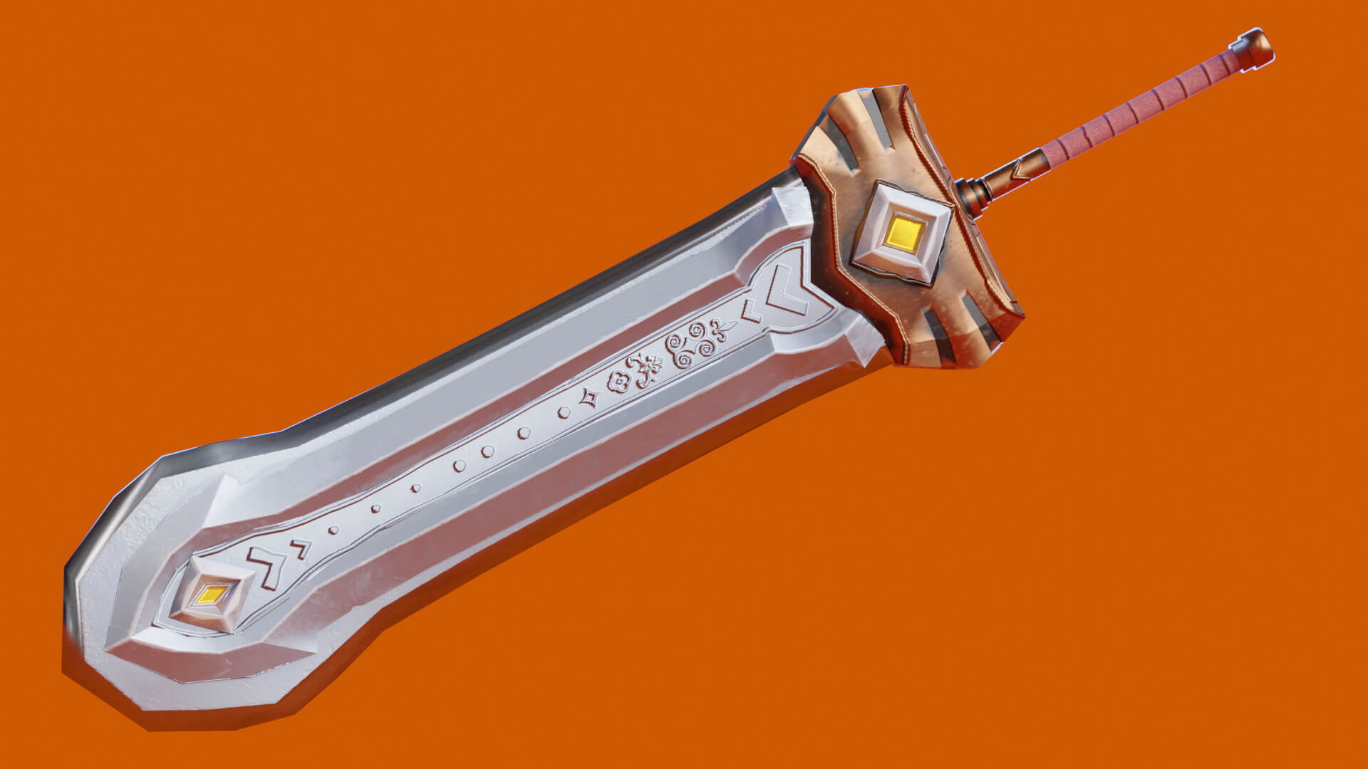 Low Poly - Stylized Warrior - Bran 3D Model by Hisqiefurqoni