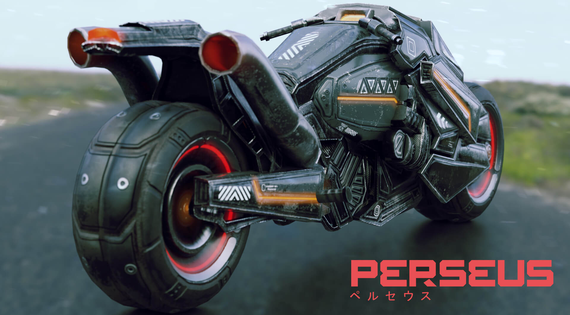 Military Motorcycle - Perseus's Bike 3D Model by Hisqiefurqoni
