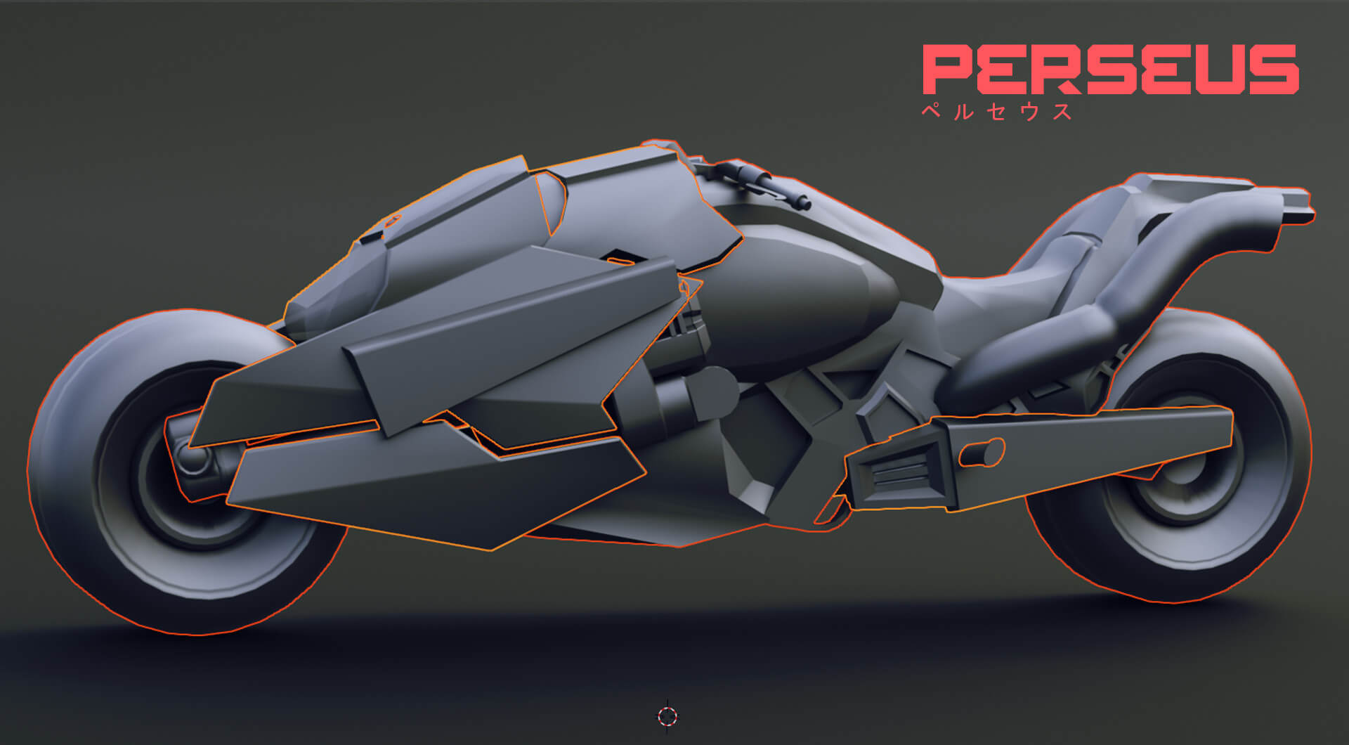 Military Motorcycle - Perseus's Bike 3D Model by Hisqiefurqoni