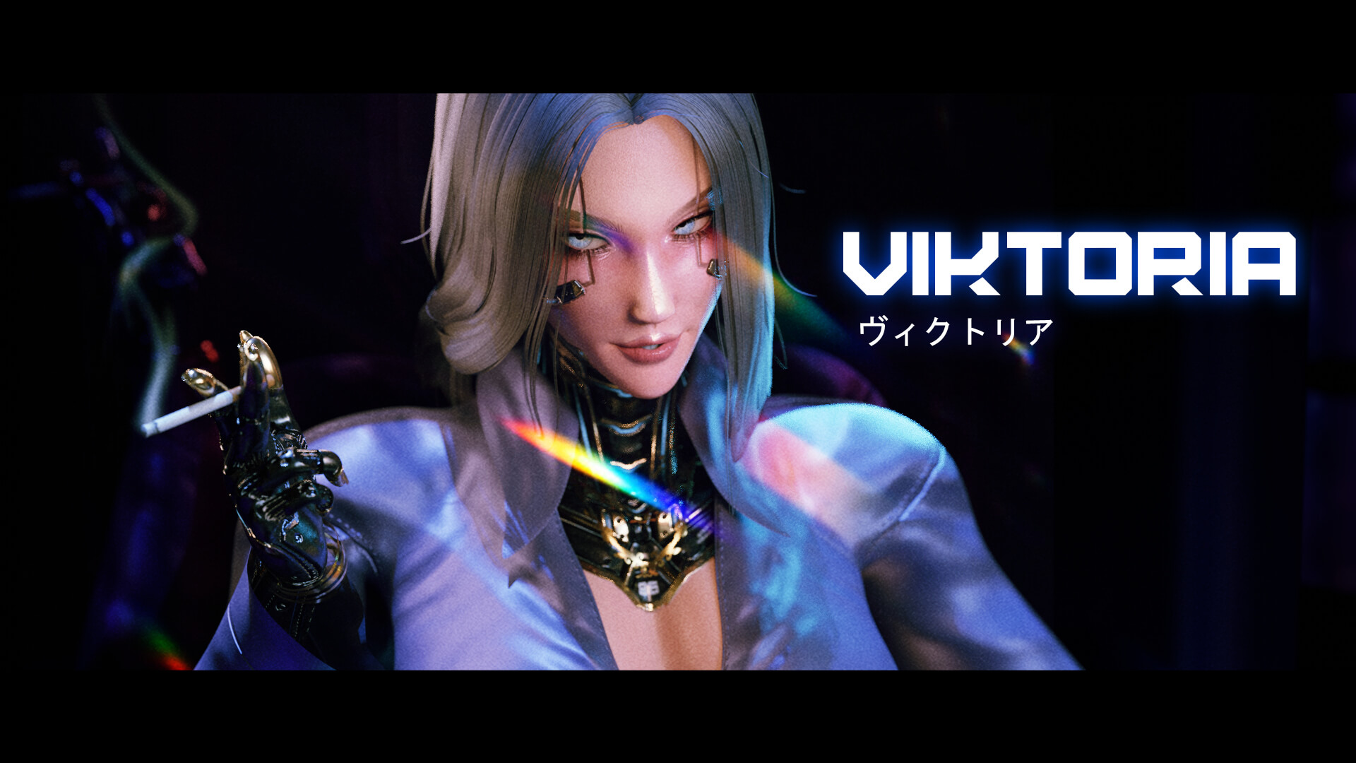 Stylized Female Fighting Character - Viktoria 3D Model by Hisqiefurqoni