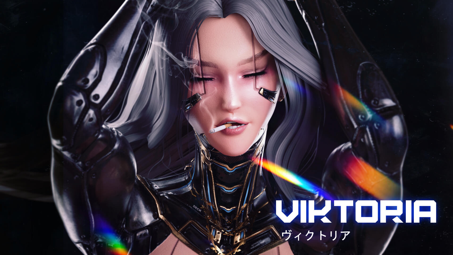 Stylized Female Fighting Character - Viktoria 3D Model by Hisqiefurqoni