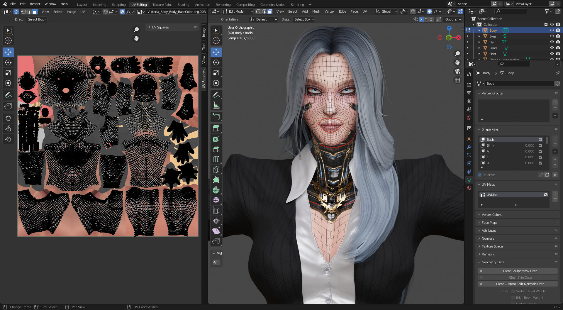 Stylized Female Fighting Character - Viktoria 3D Model by Hisqiefurqoni