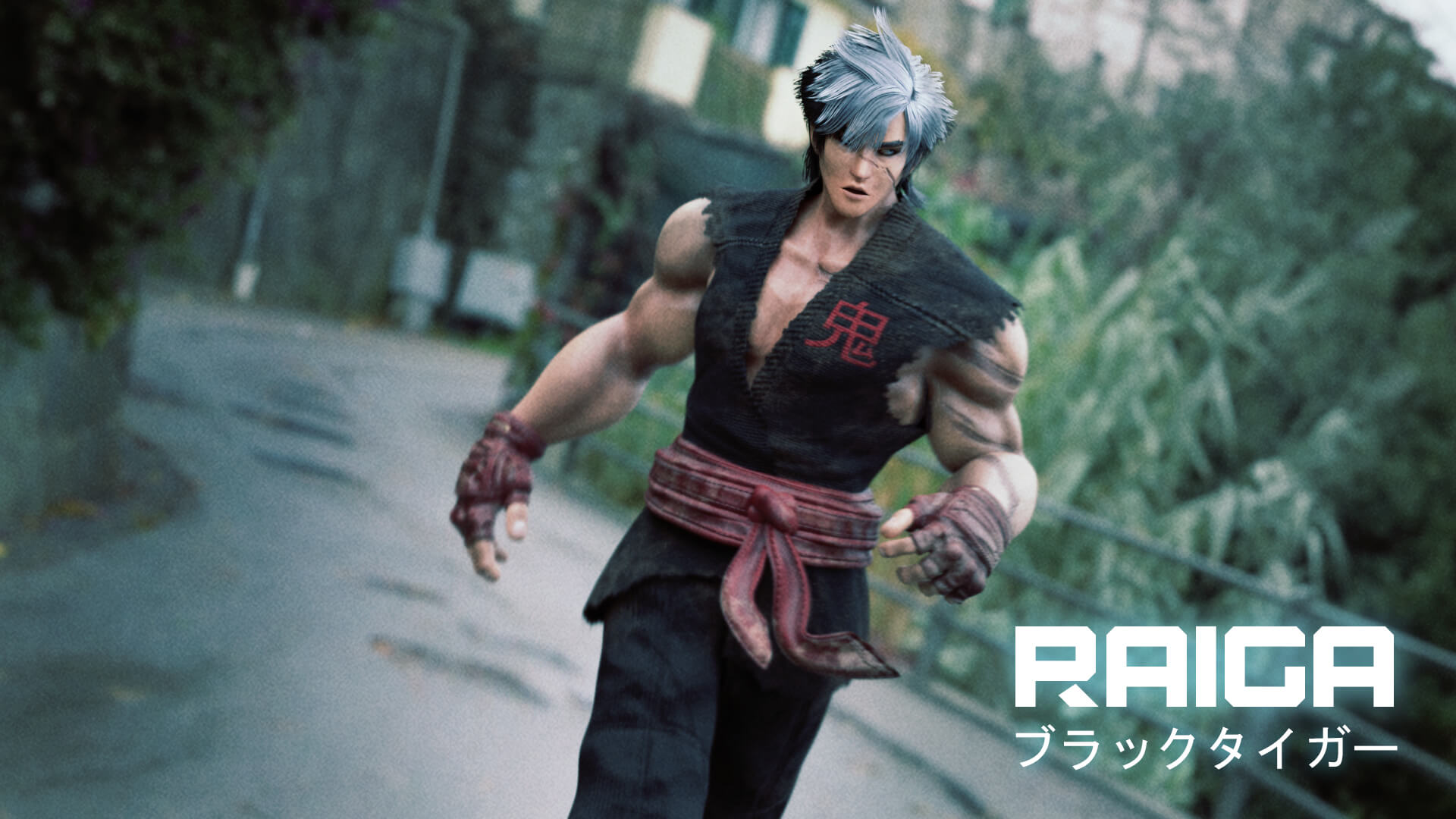 Stylized Male Fighting Character - Raiga 3D Model by Hisqiefurqoni