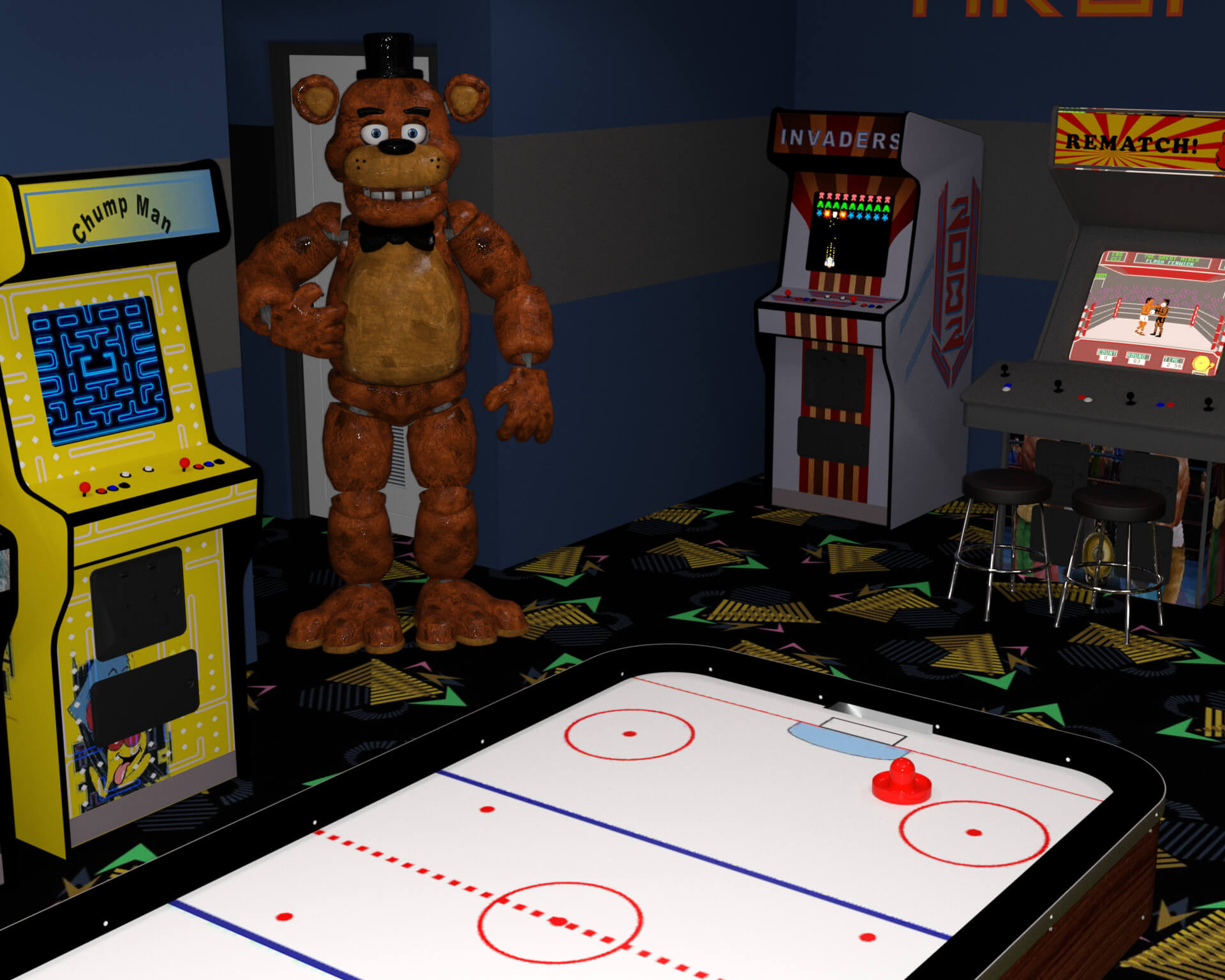 Freddy Fazbear Prop - Free Daz Content by History Degree Productions