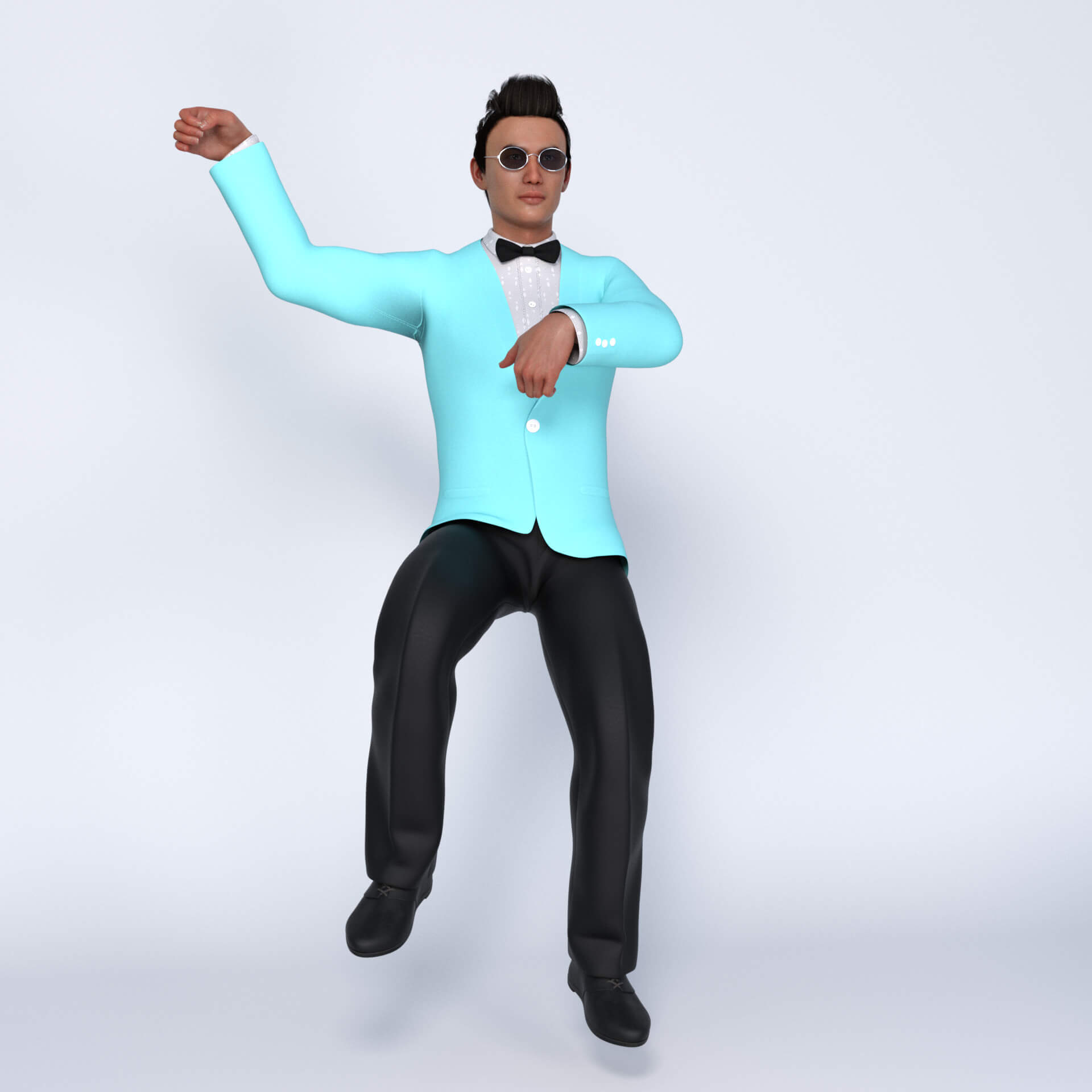 Gangnam Style Pose Pack for Genesis 8 Male and Female - Free Daz Content by History Degree ...