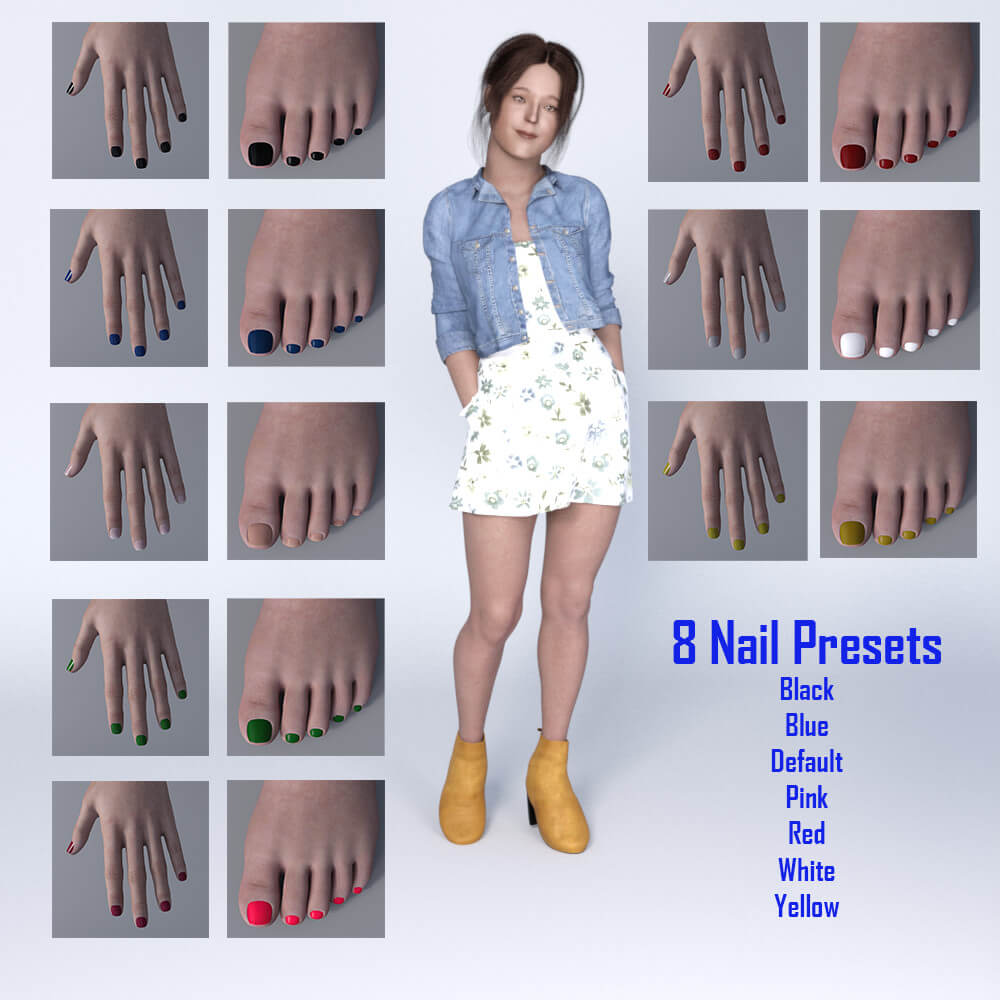 HDP Ellie for Genesis 8 and 8.1 Female - Daz Content by History Degree ...