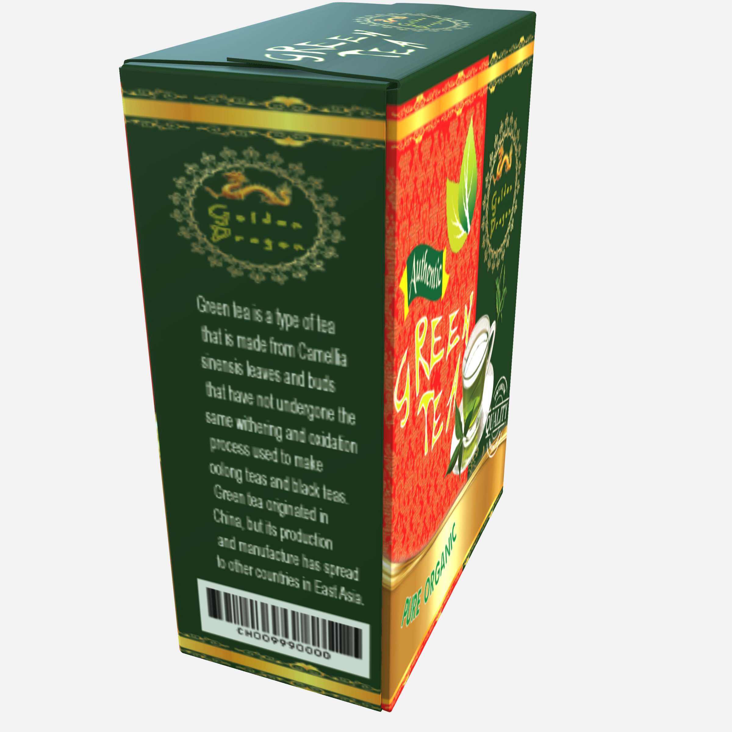 Tea Box - 3D Model by HITECH2000BC