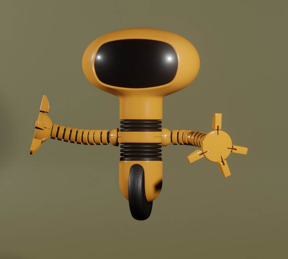Rigged Robot - 3D Model by hojat