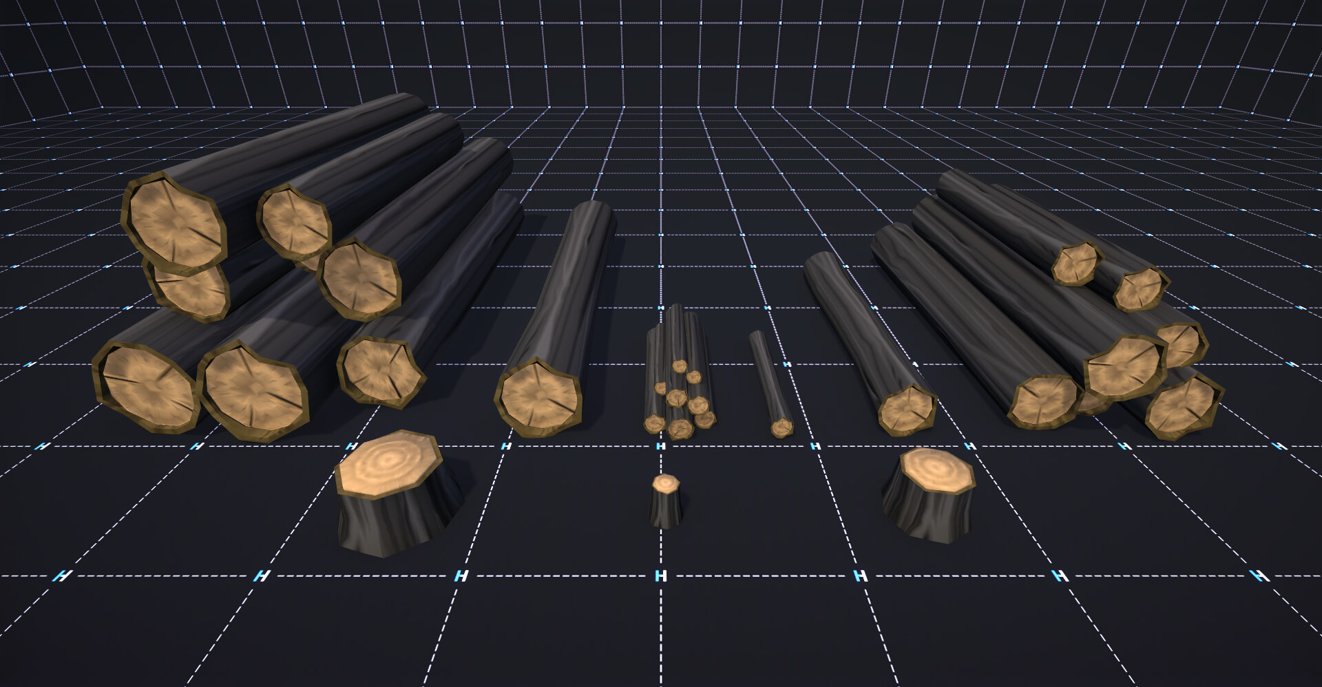 Camp - Stylized Fantasy Environment 3D Model by Holotna