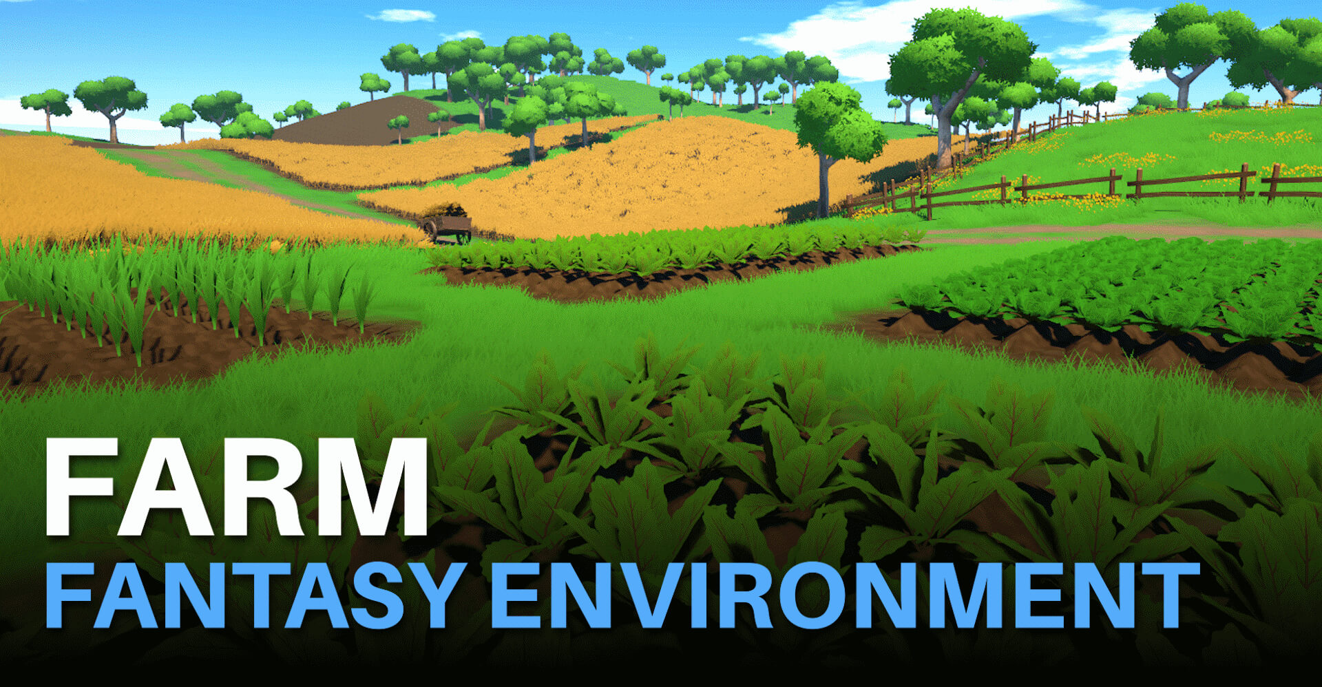 Farm - Stylized Fantasy Environment 3D Model by Holotna