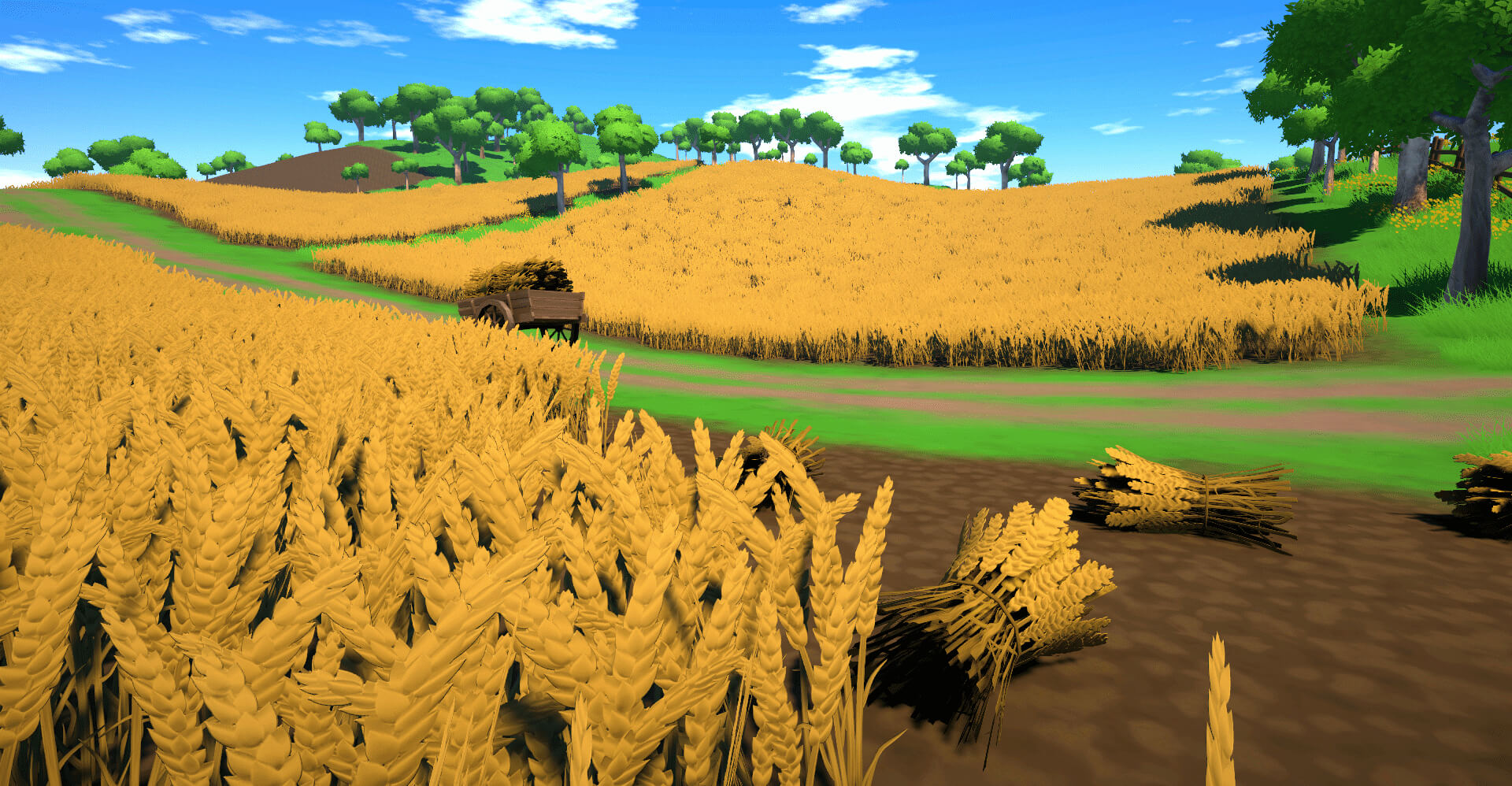 Farm - Stylized Fantasy Environment 3D Model by Holotna
