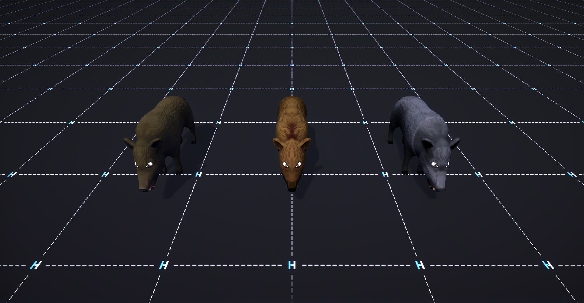 Forest Animals - Stylized Fantasy Characters 3D Model by Holotna