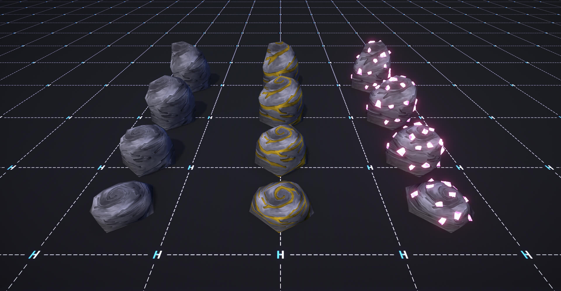 Mine - Stylized Fantasy Environment 3D Model by Holotna