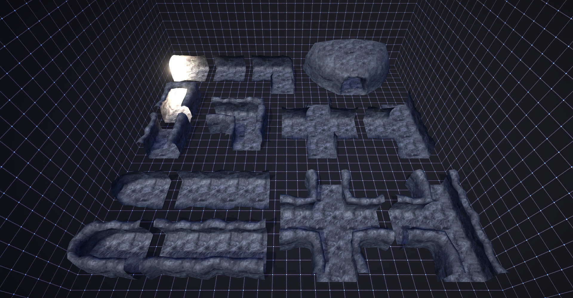 Mine - Stylized Fantasy Environment 3D Model by Holotna