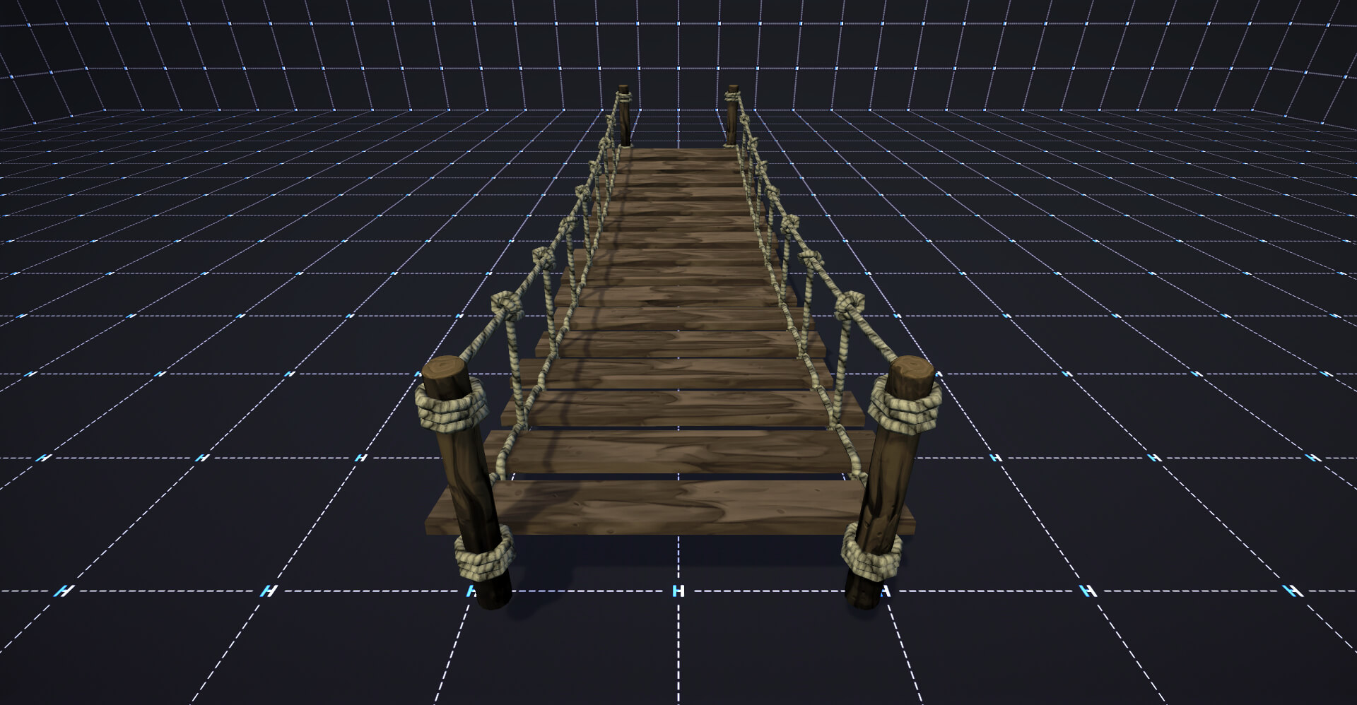 Mountain - Stylized Fantasy Environment Free 3D Model by Holotna