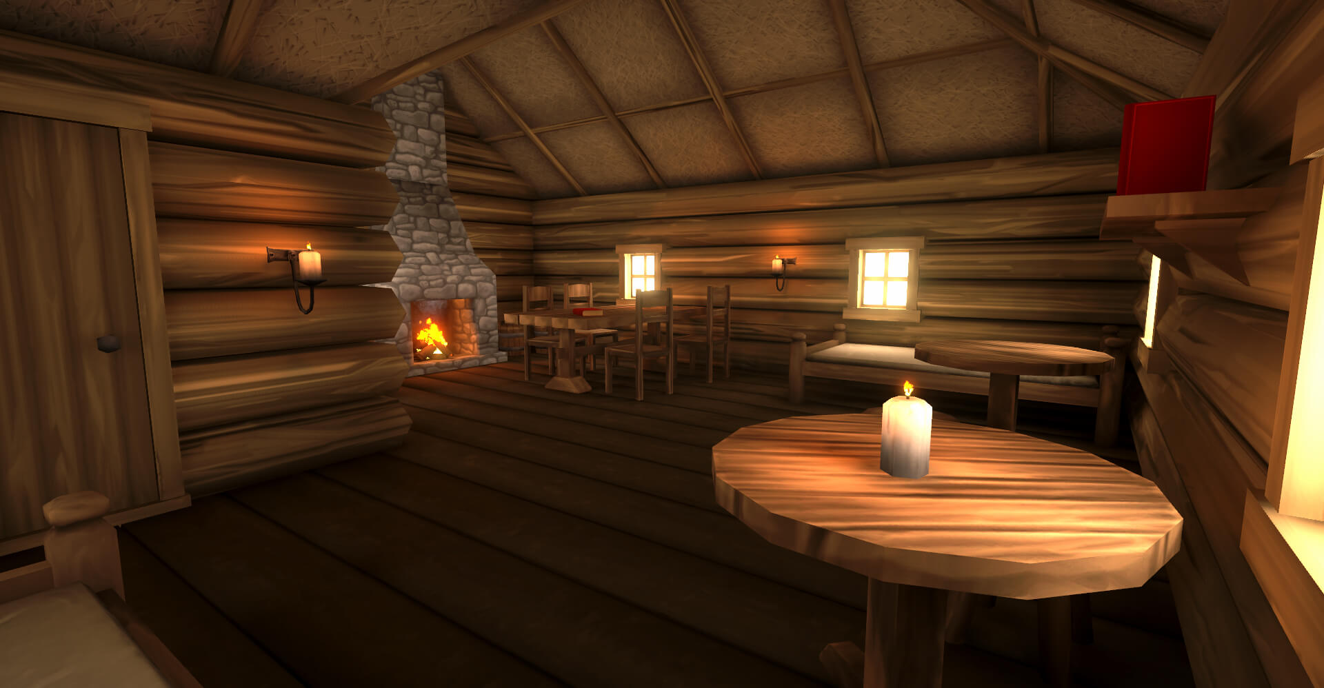 Village - Stylized Fantasy Environment 3D Model by Holotna