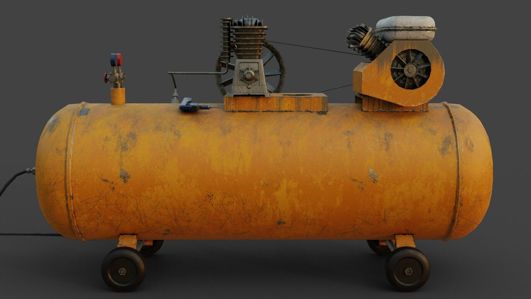 Air Compressor - 3D Model by Holy360