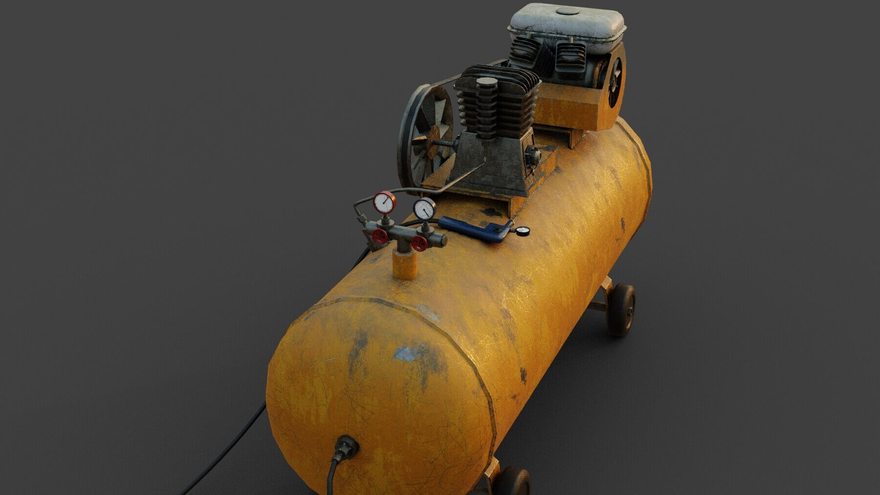 Air Compressor - 3D Model by Holy360