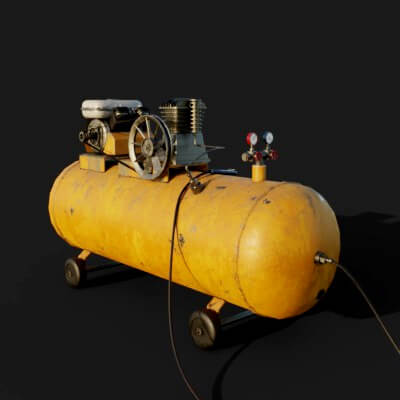 Air Compressor - 3D Model by Holy360