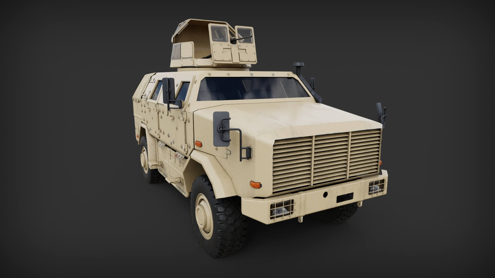 Atf Dingo Military Vehicle - 3D Model by Holy360