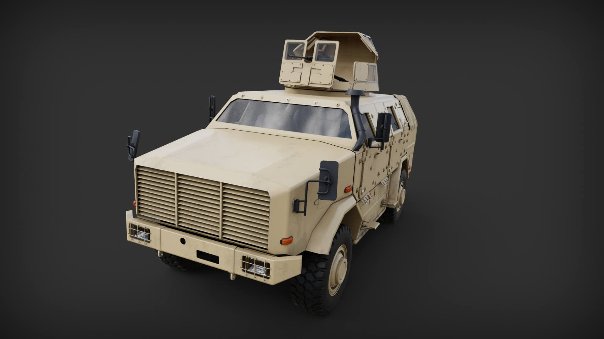 Atf Dingo Military Vehicle - 3D Model by Holy360