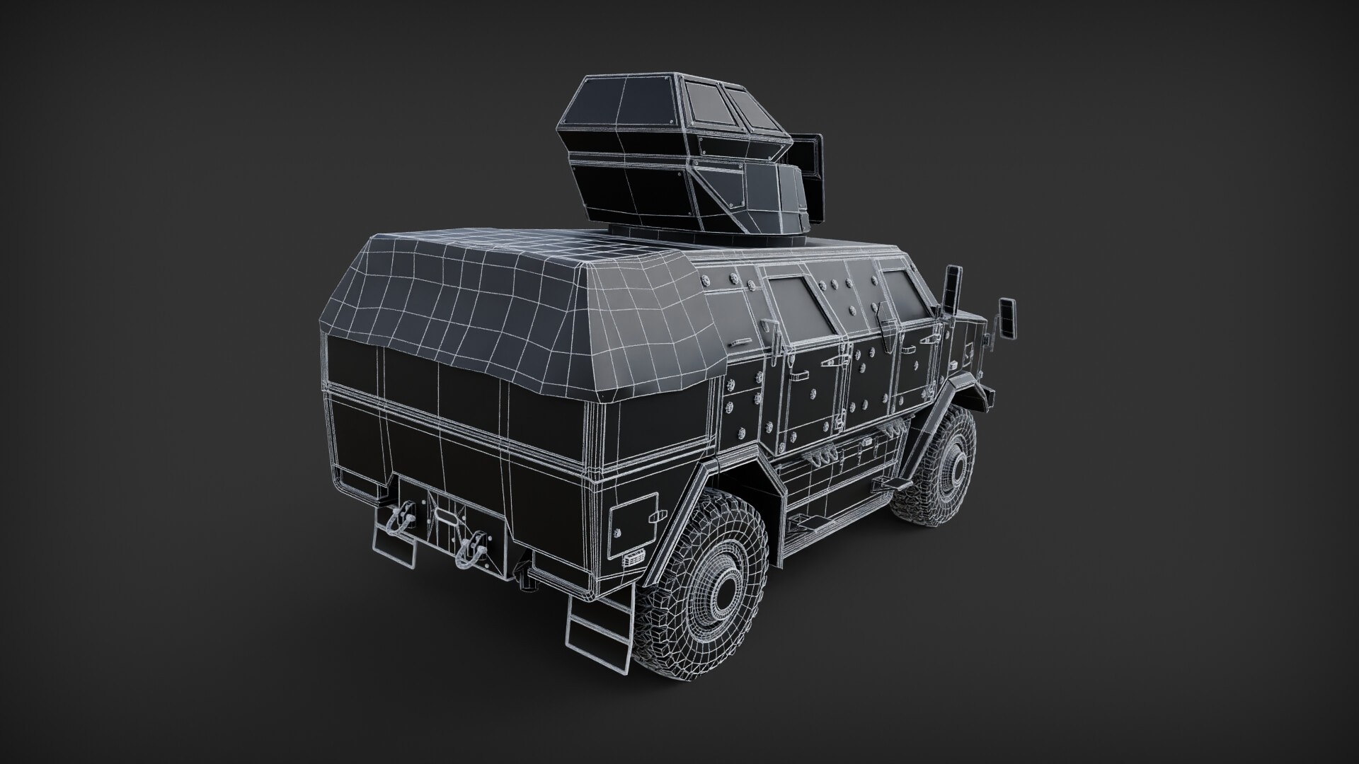 Atf Dingo Military Vehicle - 3D Model by Holy360