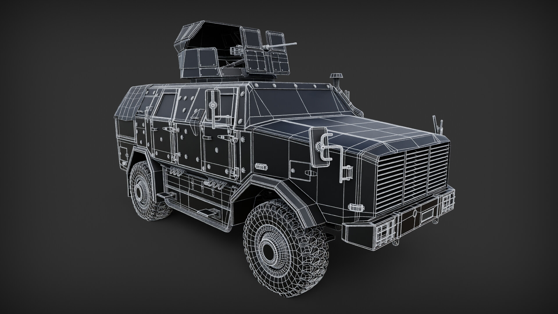 Atf Dingo Military Vehicle - 3D Model by Holy360