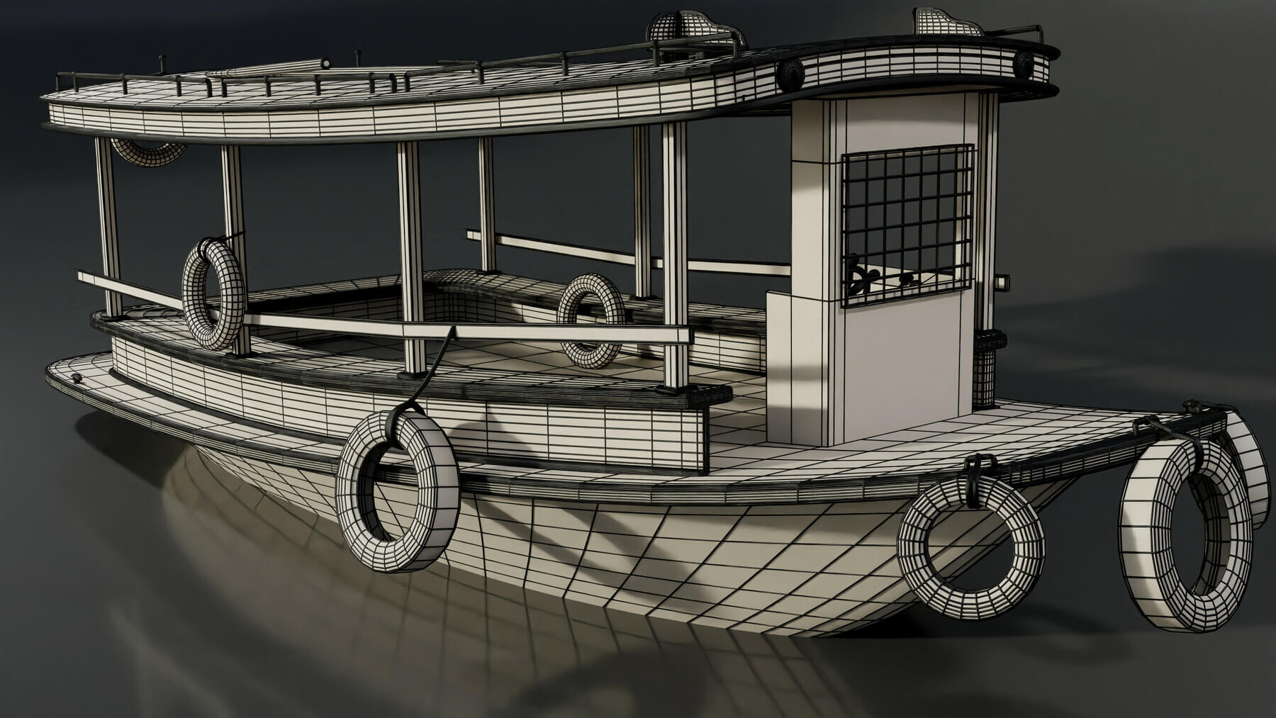 Boat Game Asset - 3D Model by Holy360