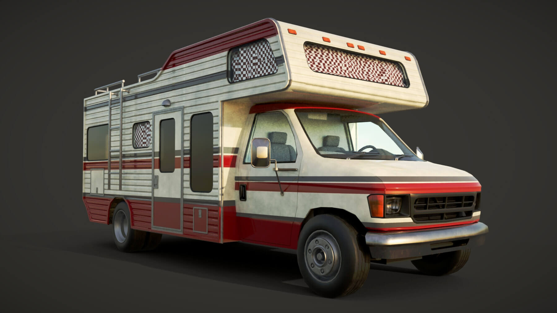 Camper Van Truck - 3D Model by Holy360