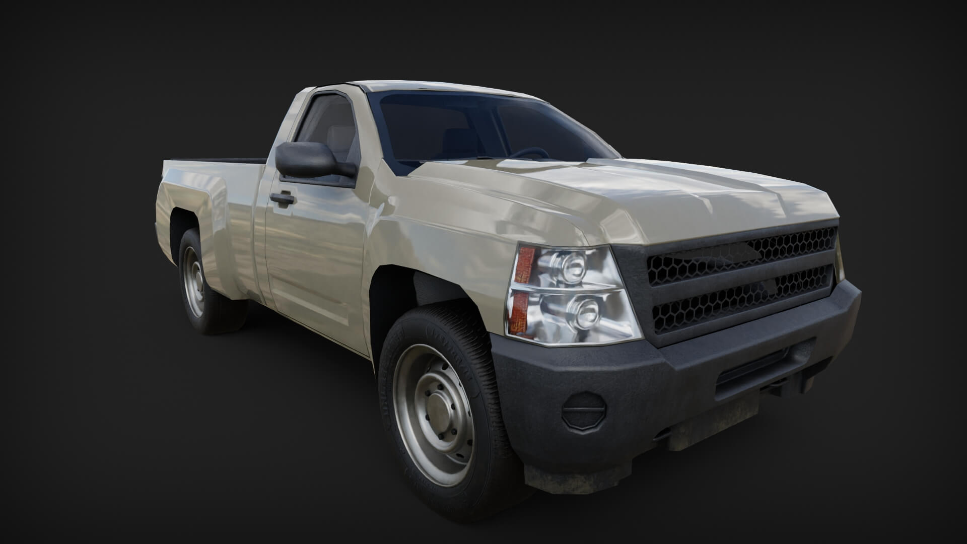 Chevrolet Silverado Pick Up 2008 - 3D Model by Holy360