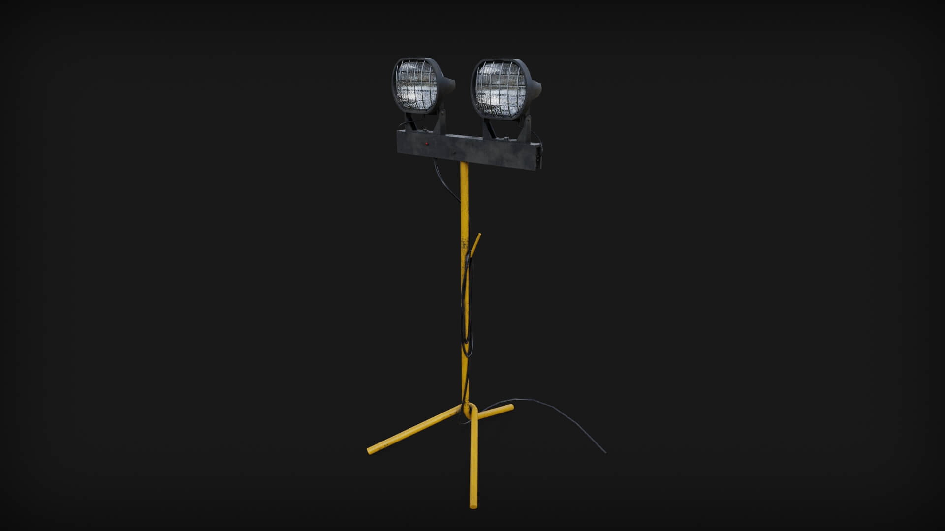 Construction Site Lamp Spotlight - 3D Model by Holy360