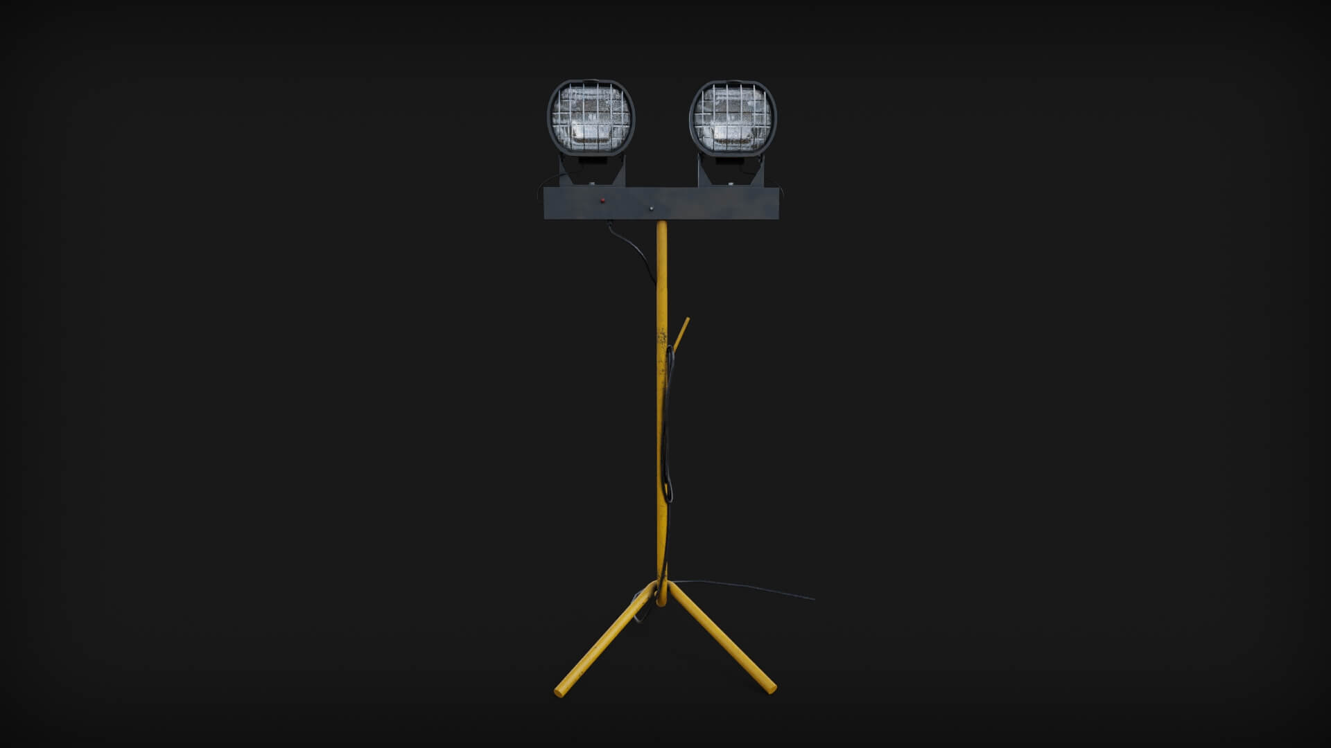 Construction Site Lamp Spotlight - 3D Model by Holy360