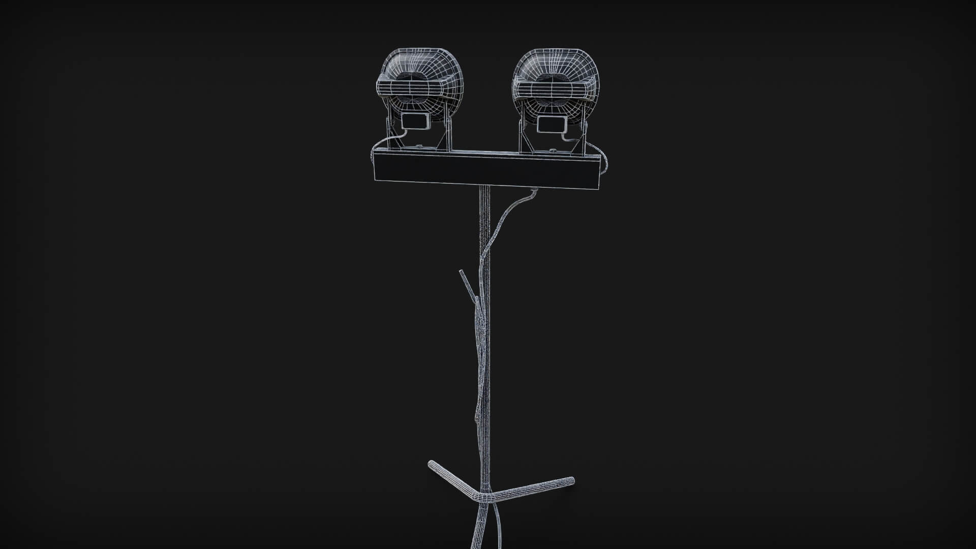 Construction Site Lamp Spotlight - 3D Model by Holy360