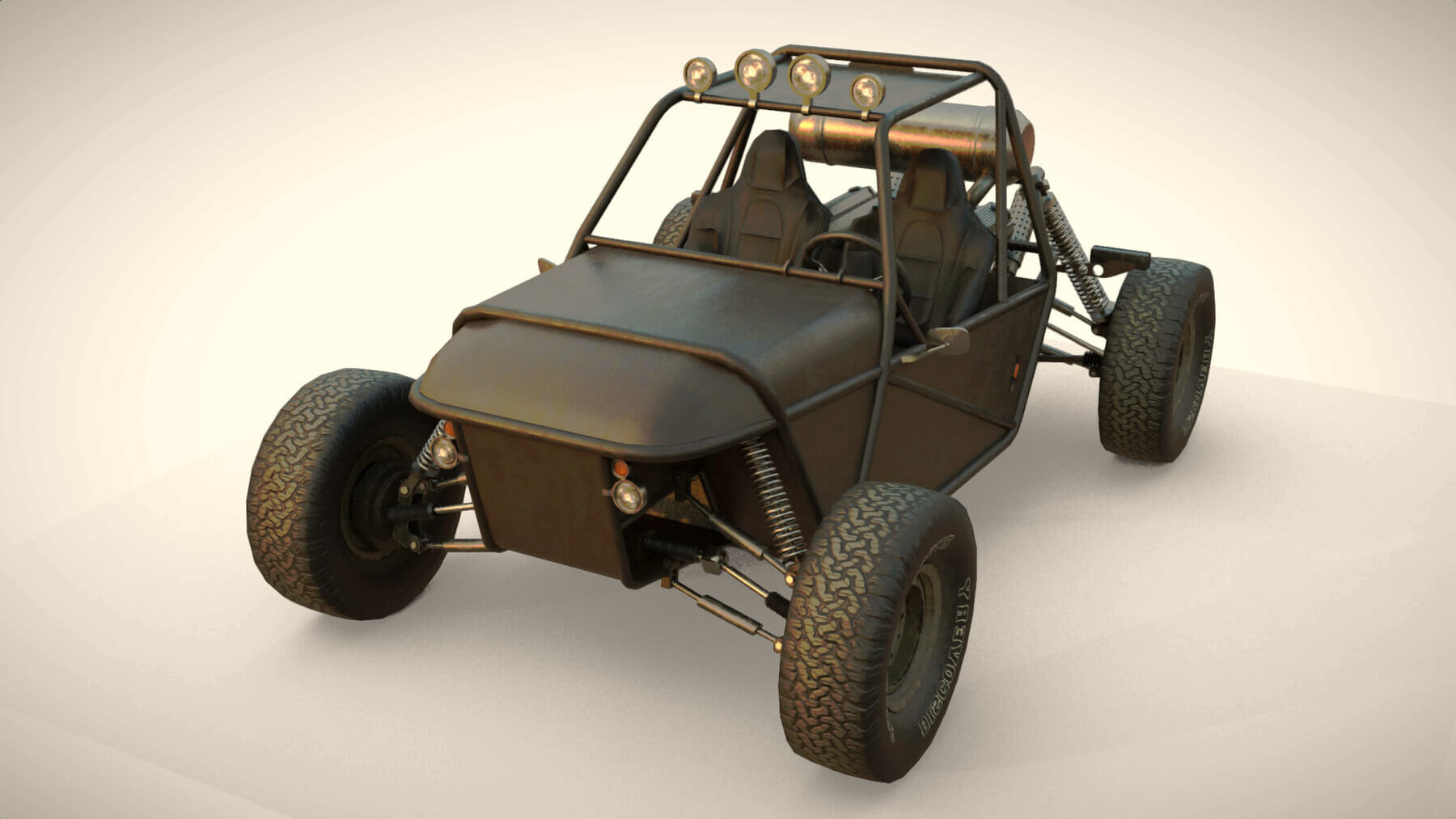 Dune Buggy Car - 3D Model by Holy360