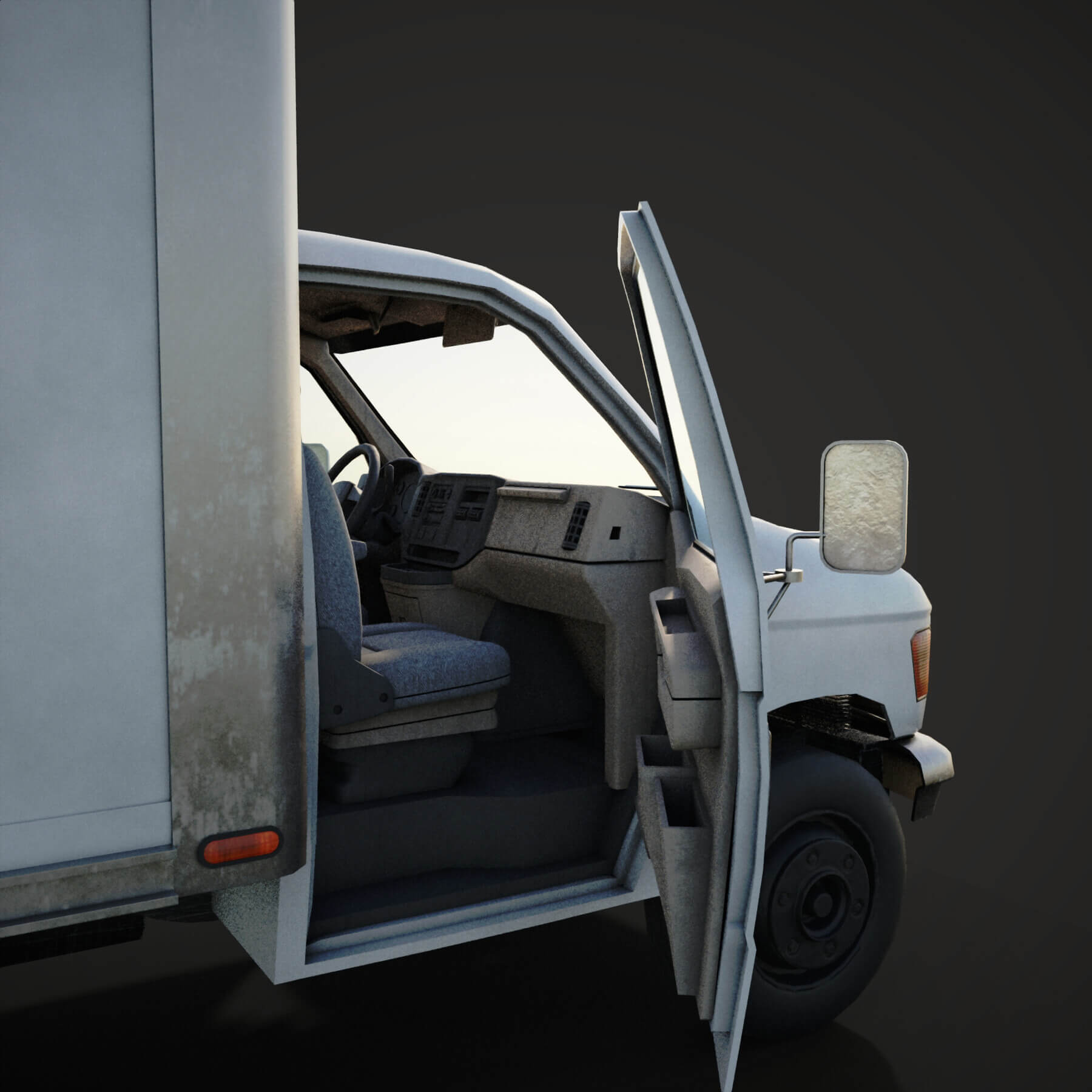 Ford Box Van - 3D Model by Holy360