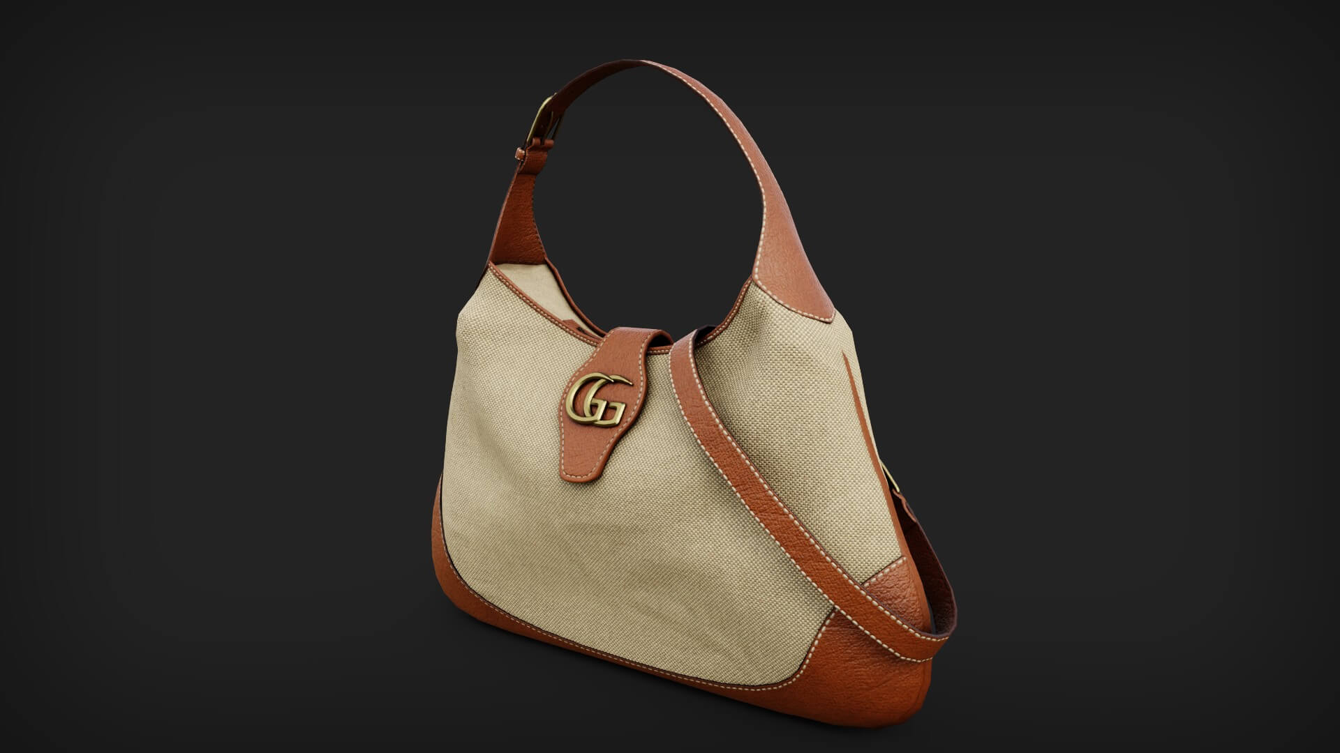 Gucci Shoulder Hand Bag - 3D Model by Holy360