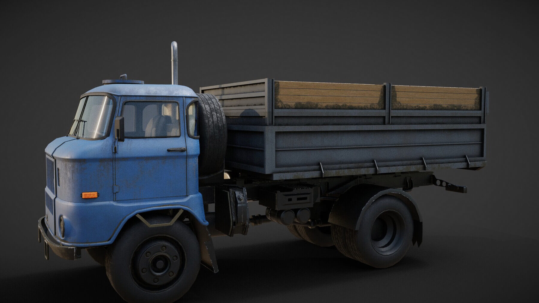 IFA50 Heavy Truck - 3D Model by Holy360