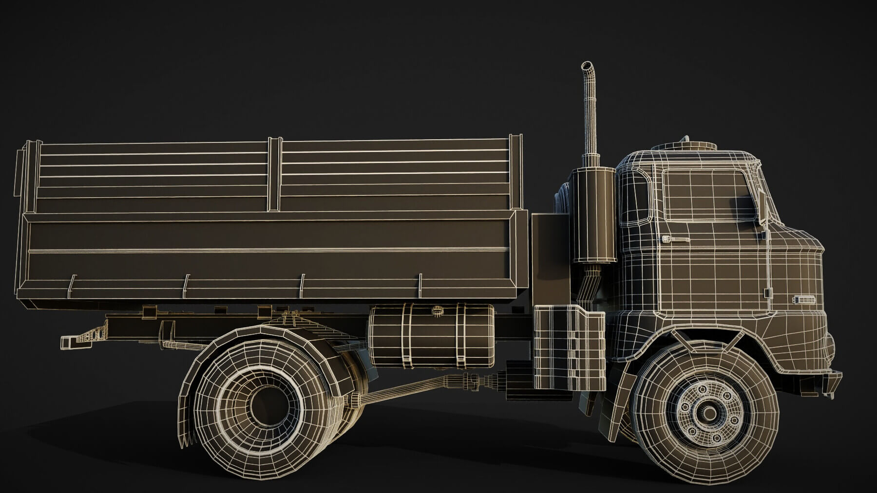 IFA50 Heavy Truck - 3D Model by Holy360