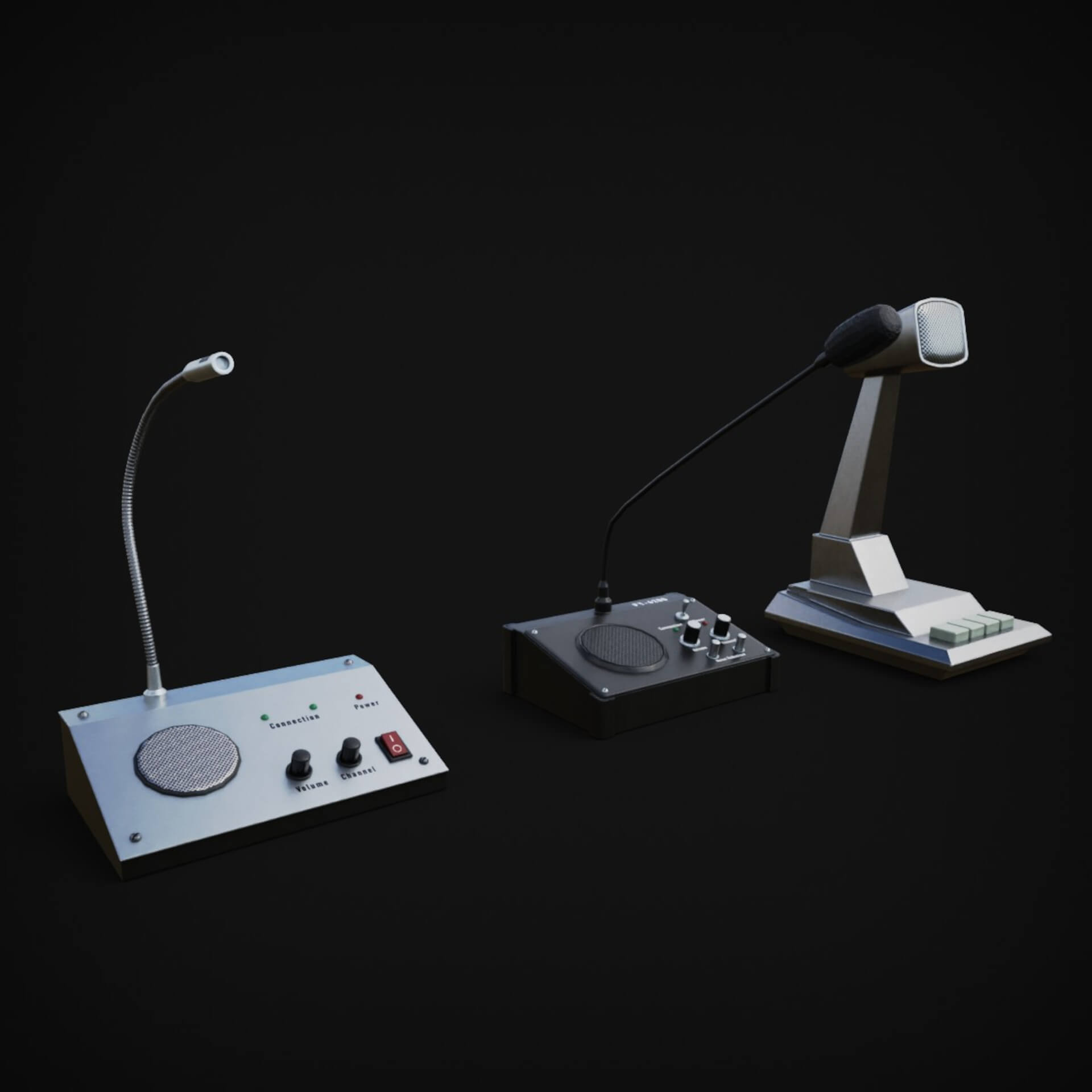 Intercom Equipment - 3D Model by Holy360