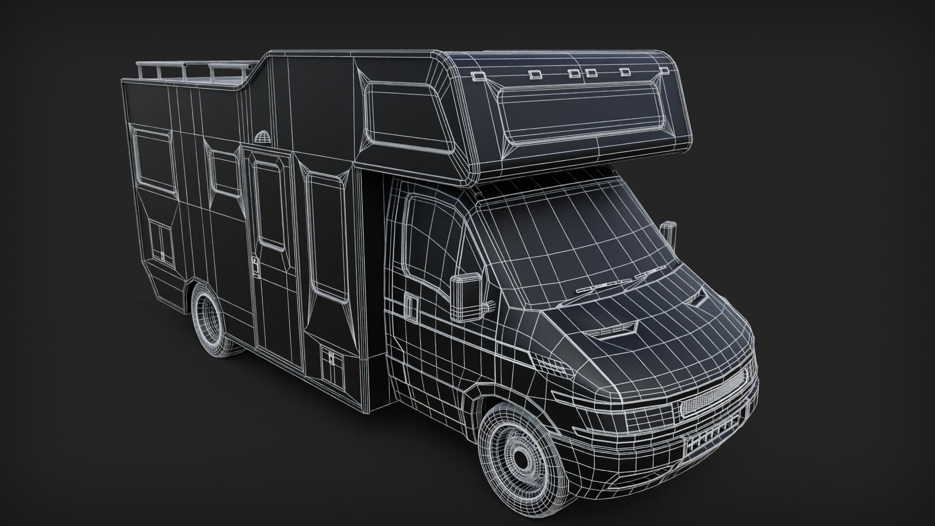 Iveco Daily Motorhome RV Camper - 3D Model by Holy360