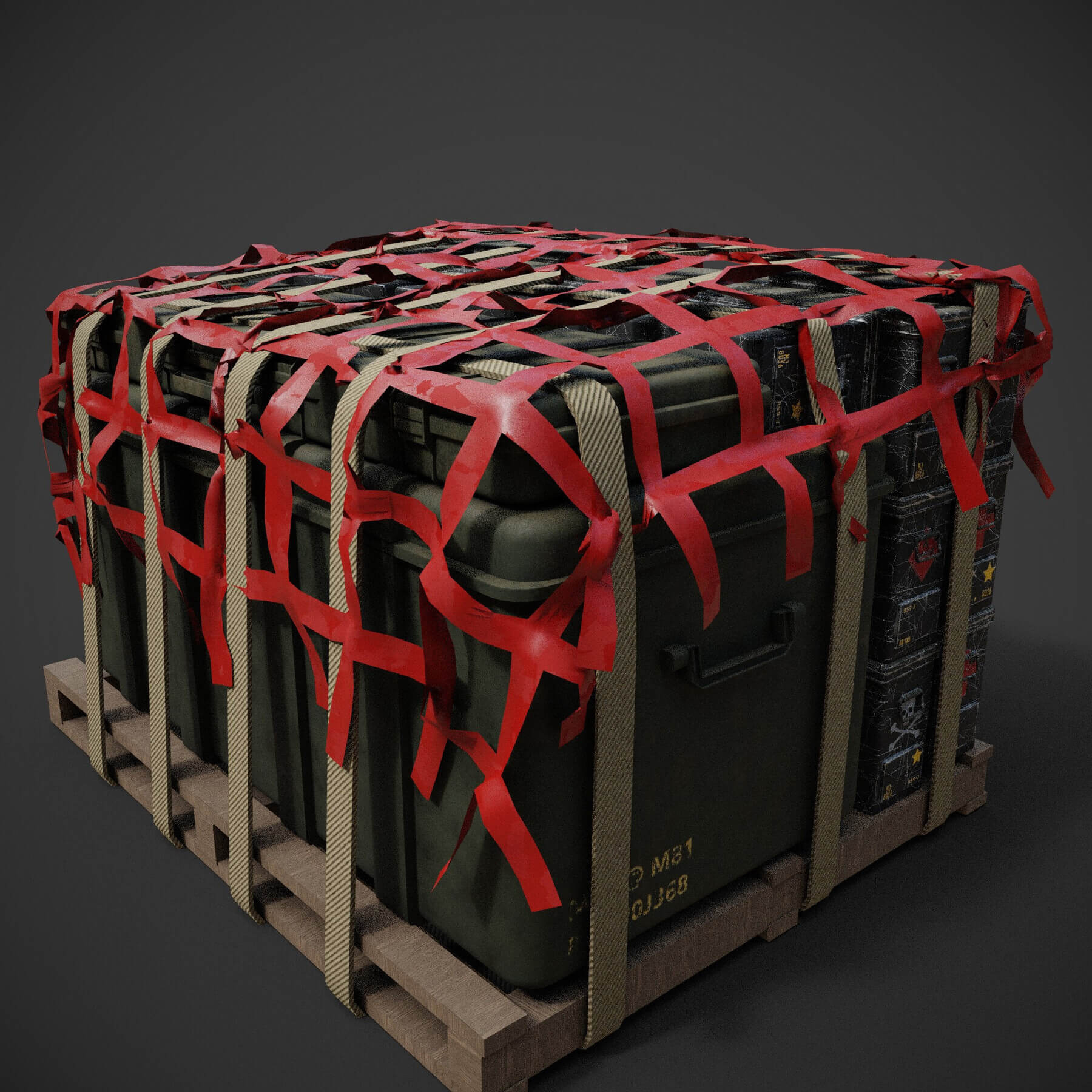 Lootbox weapon cases - 3D Model by Holy360