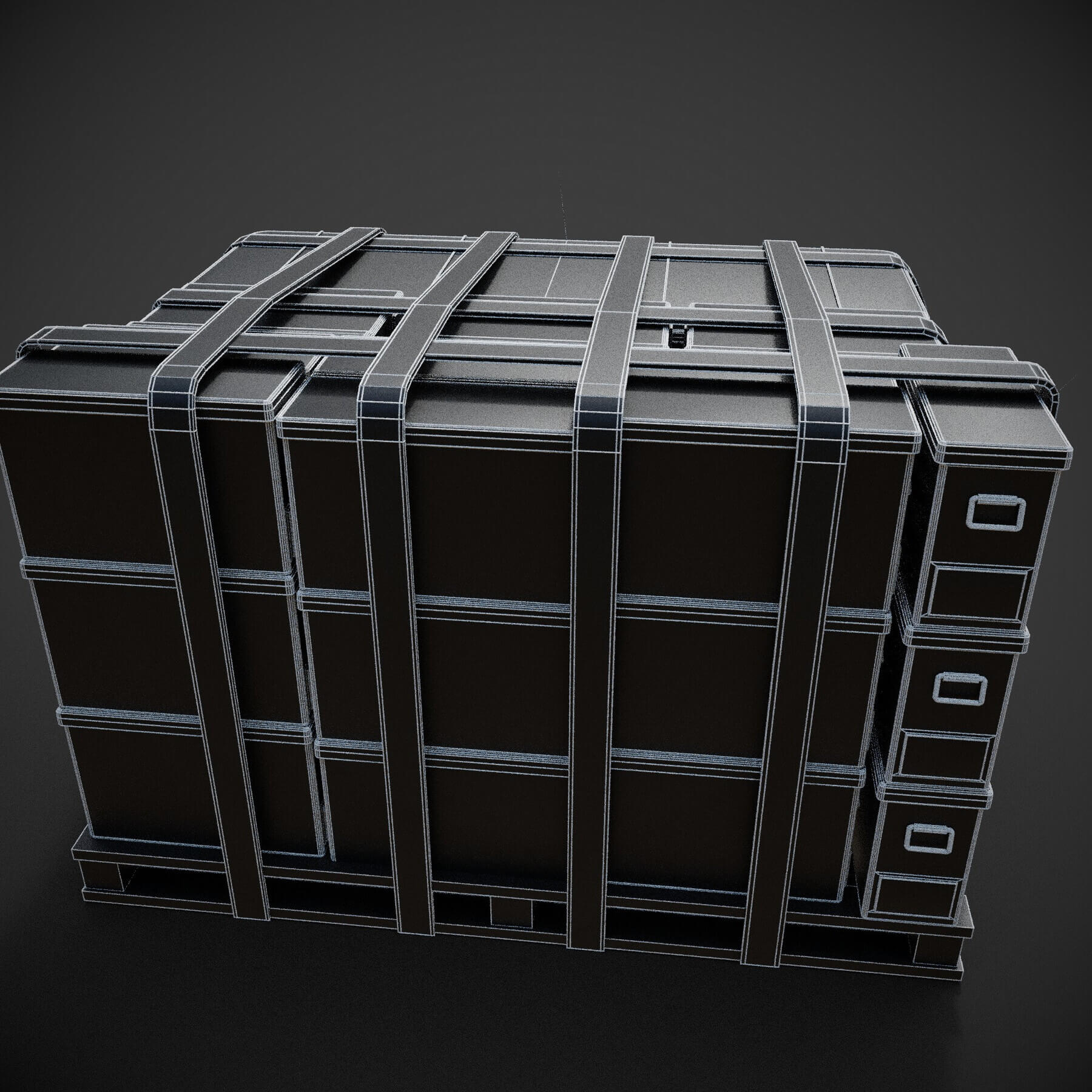 Lootbox weapon cases - 3D Model by Holy360