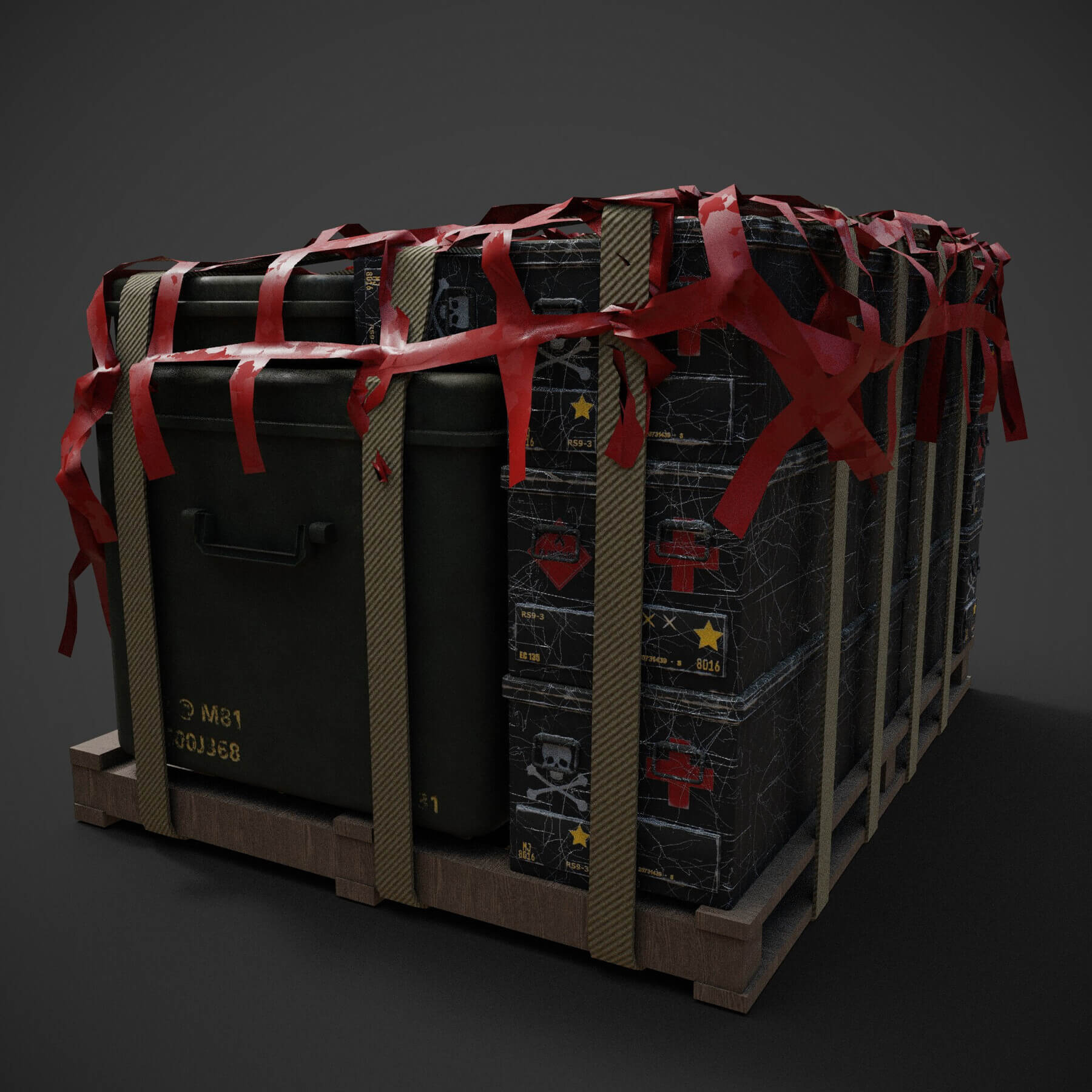 Lootbox weapon cases - 3D Model by Holy360