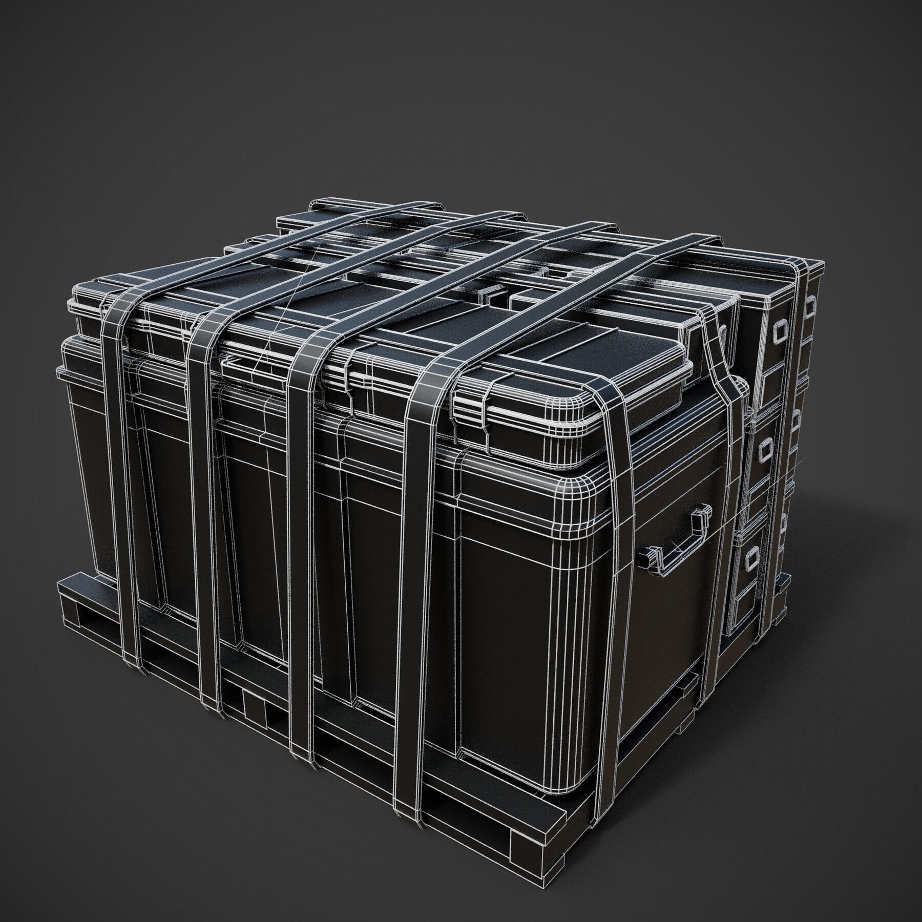 Lootbox weapon cases - 3D Model by Holy360